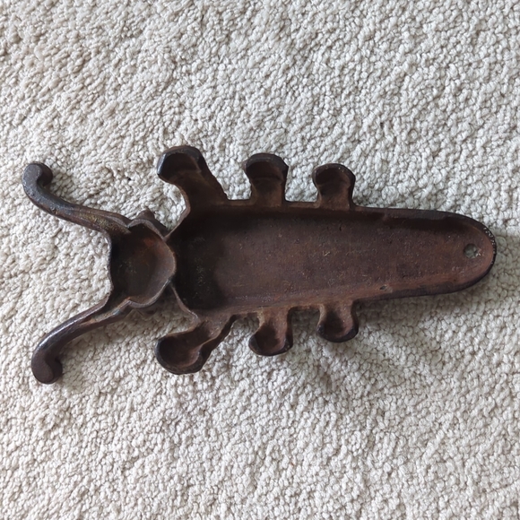 Other | Antique Cast Iron Bug Beetle Boot Jack Door Stop 11 | Poshmark